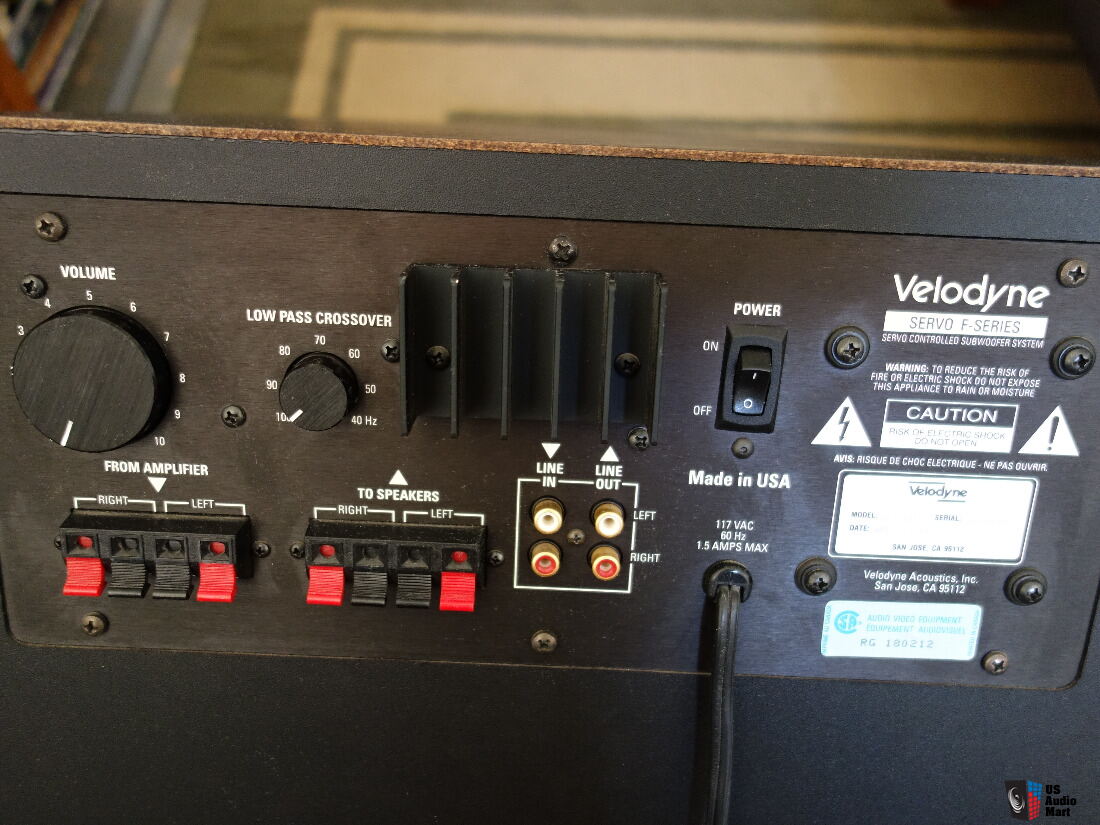 Apogee Centaurus LCR Ribbon speakers, Velodyne Bass woofer Photo ...