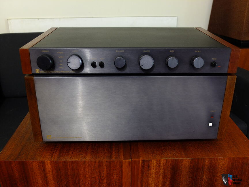 Ohm F speakers and Belles model 200 amplifier, Belles XLM Preamp Photo ...