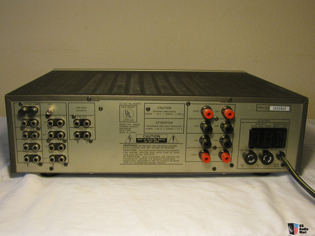 Vintage Harman Kardon PM665 High Current Integrated Amplifier SOLD ...