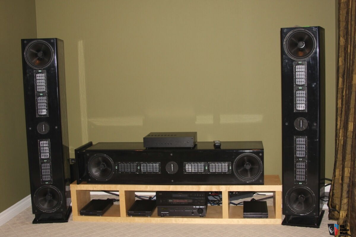 VMPS RM-40 Ribbon Monitor Floor Standing Speaker Pair - Dibble Cabinets ...