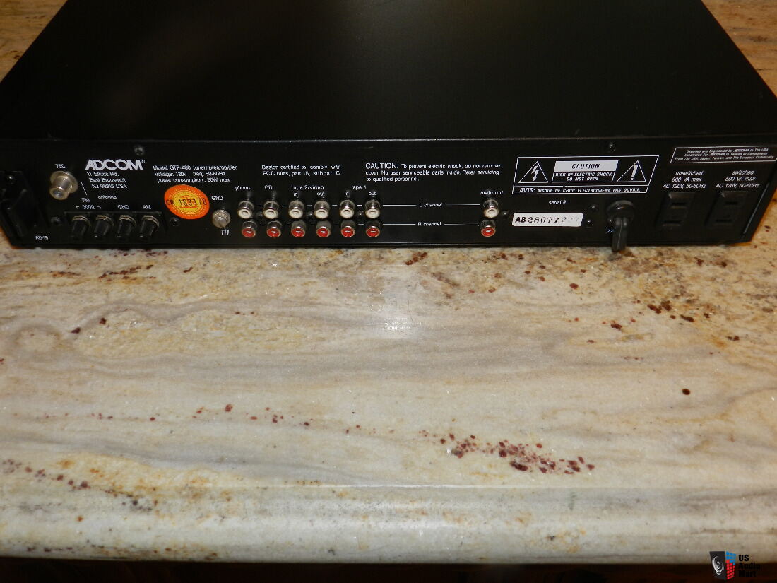 Adcom GPT 450 Preamp/Tuner Photo #1313734 - UK Audio Mart