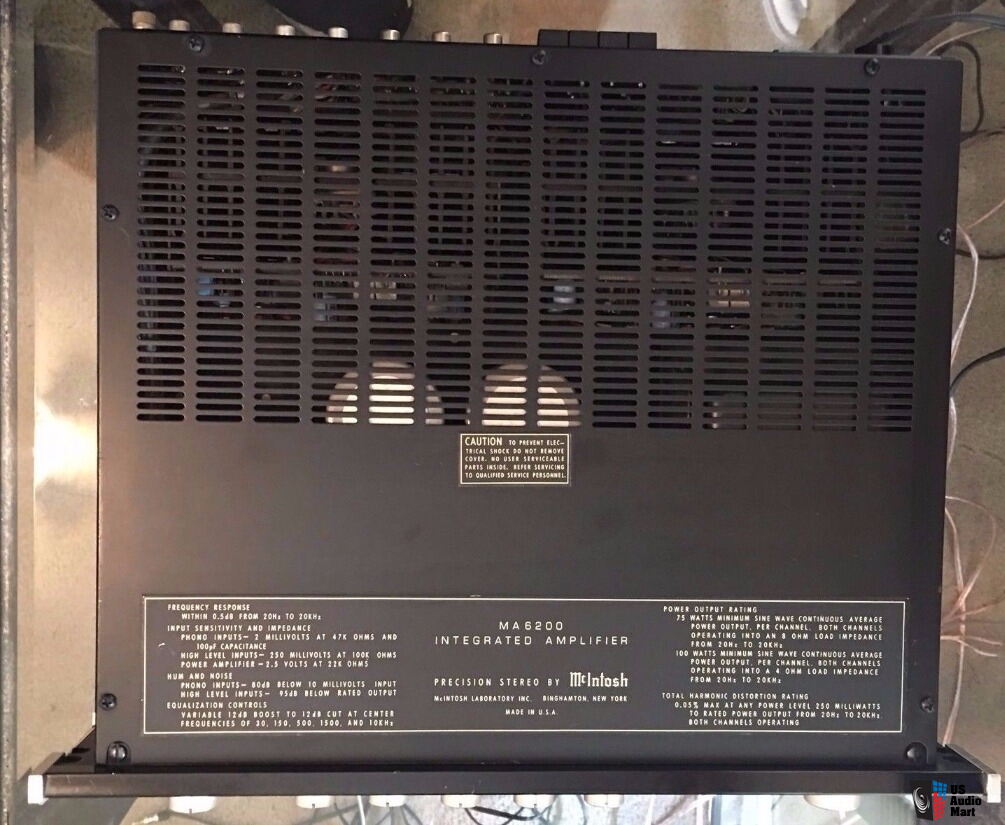 McIntosh MA6200 Integrated Amplifier Photo #1342165 - US Audio Mart
