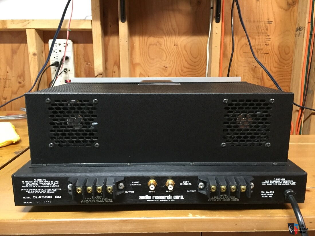 Audio Research Classic 60 Tube Amplifier - Serviced & Retubed Photo ...