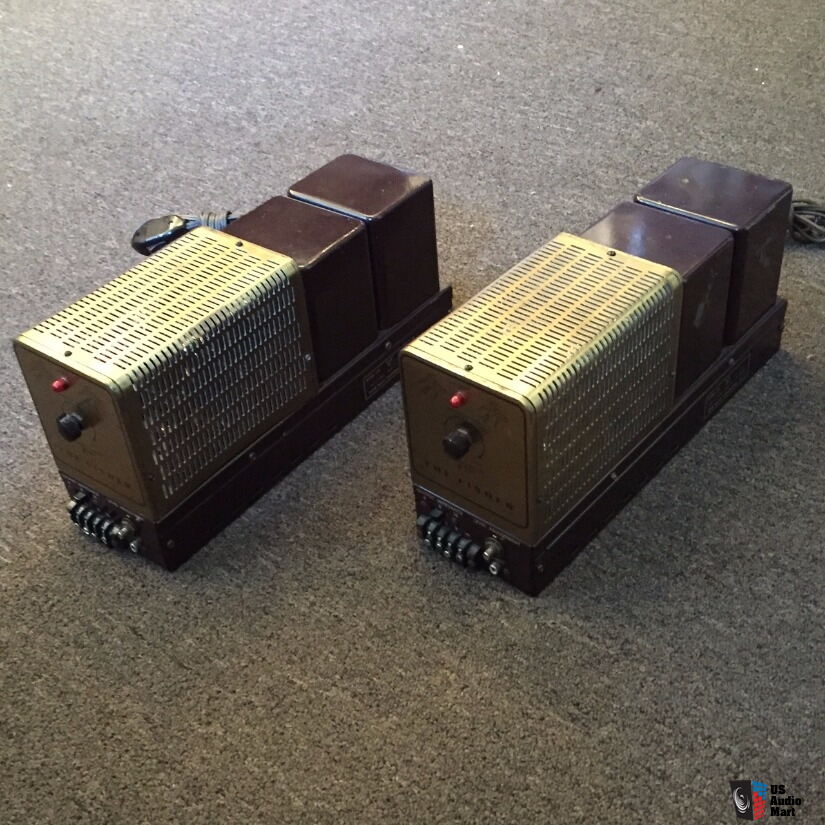 The Fisher Model 100 mono power amps - Working Photo #1324805 - US ...