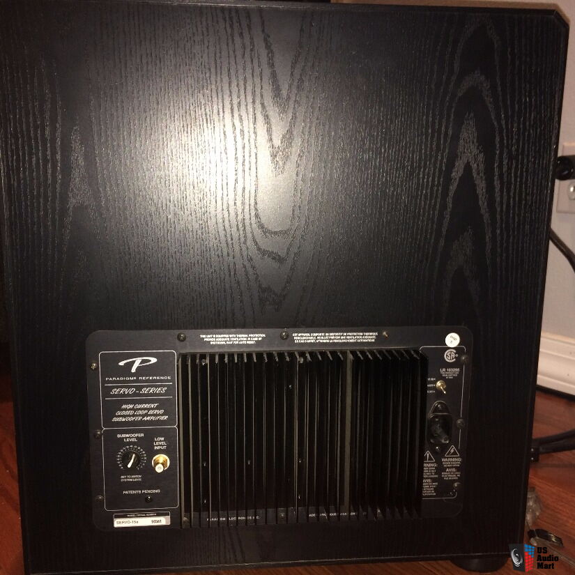 Price reduced Paradigm Reference Servo-15 powered subwoofer Photo ...
