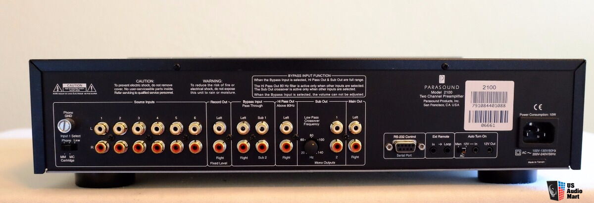 Parasound NewClassic Model 2100 Preamp Photo #1335569 - US Audio Mart