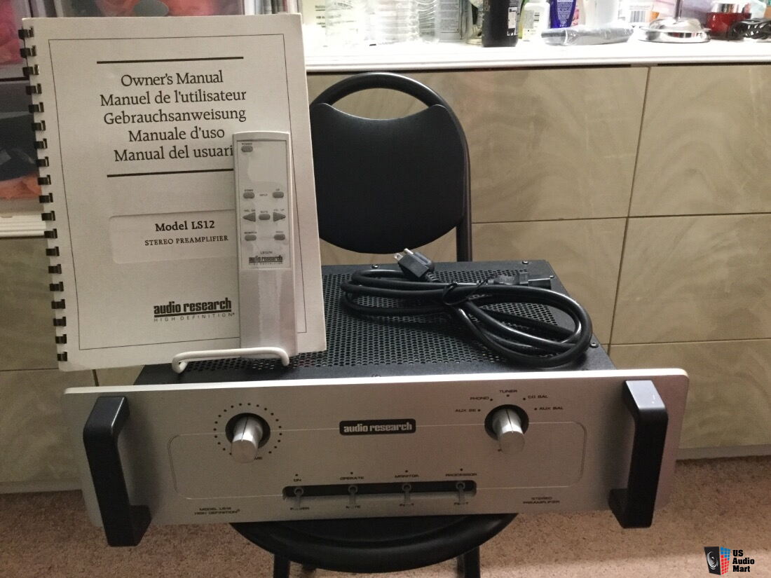 Audio Research LS-12 Balanced Line Stage Preamplifier --- SILVER Photo ...