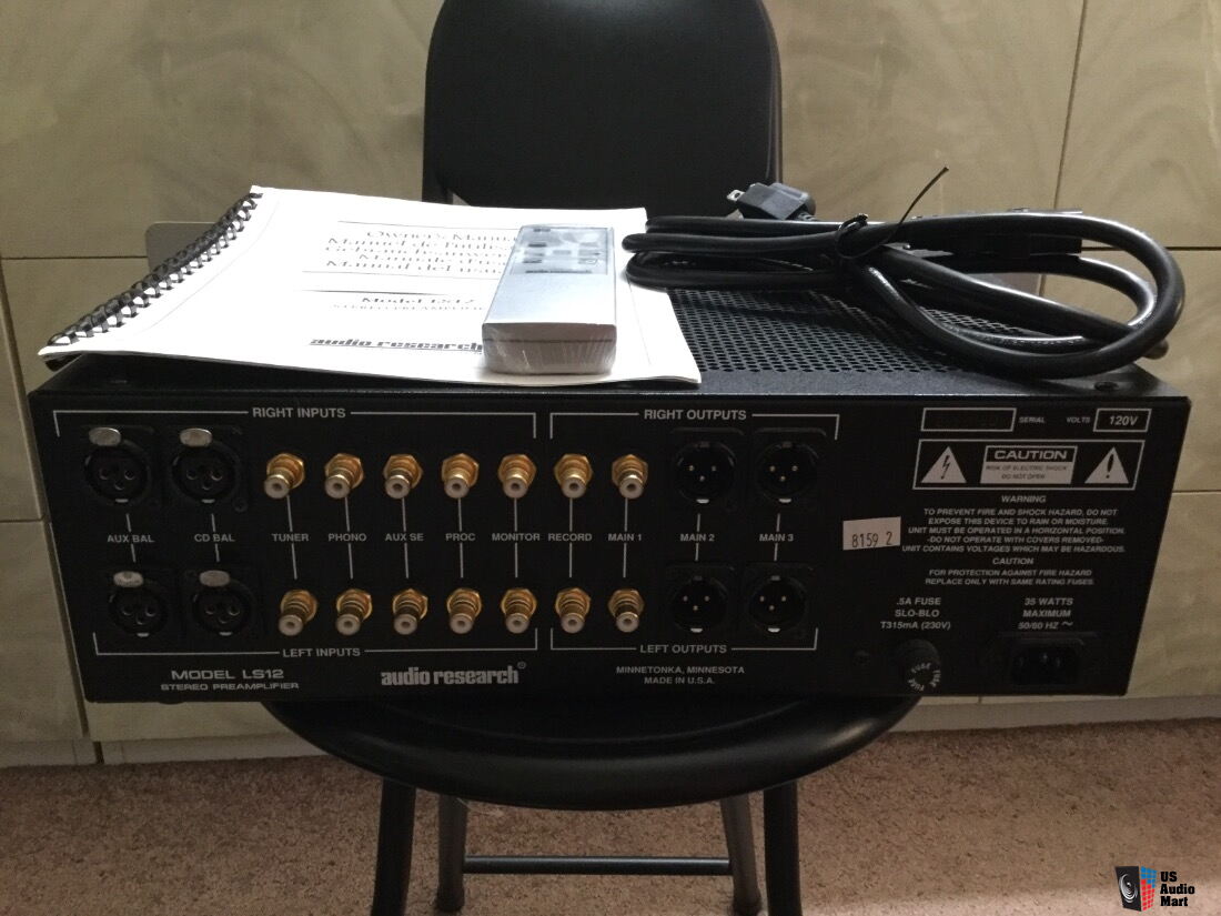 Audio Research LS-12 Balanced Line Stage Preamplifier --- SILVER Photo ...