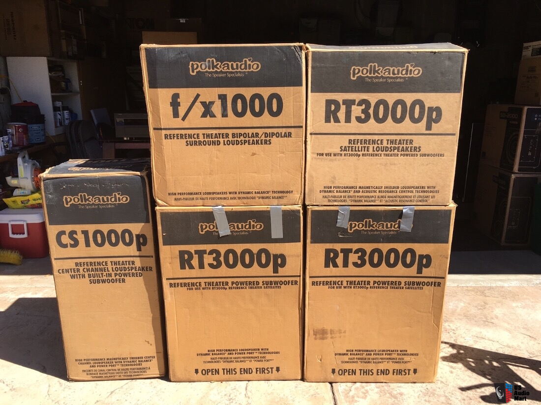 Flagship Polk Audio 5.2 System - RT3000 Mains (2); RT3000P Subwoofers ...