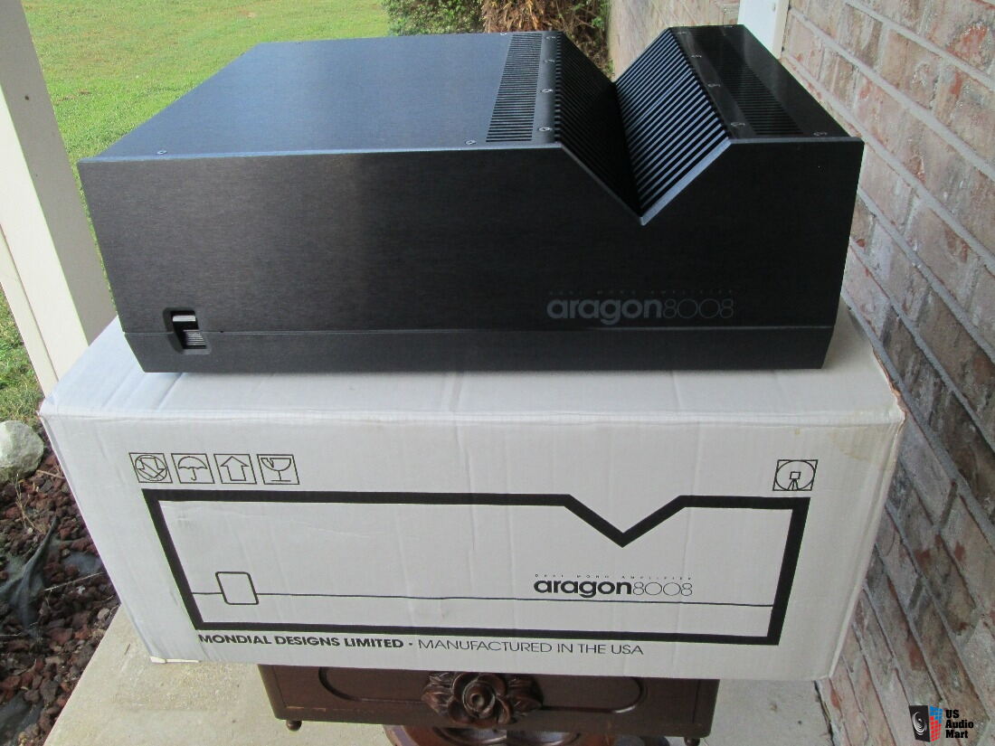 Aragon 8008 BB Dual Mono Amplifier W/Original Box Original Owner ...