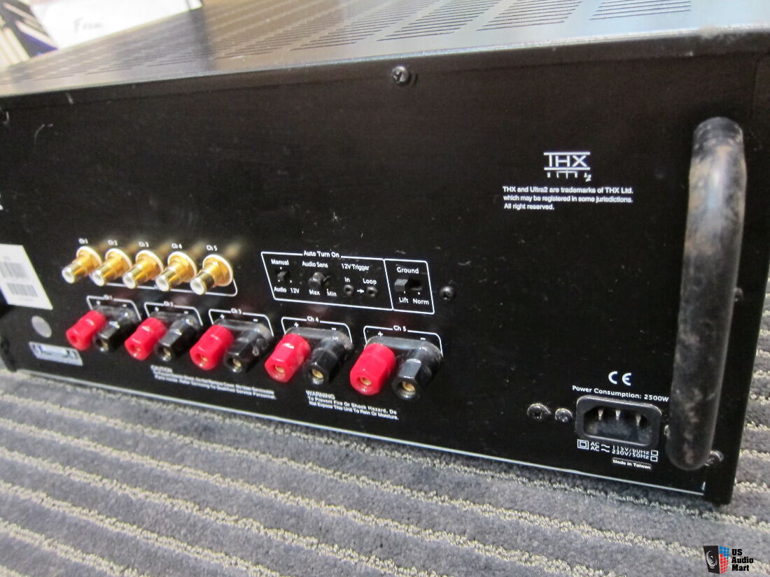 Parasound 5250 5 Channel Amplifier, THX 1250 Watts, Top Line ...