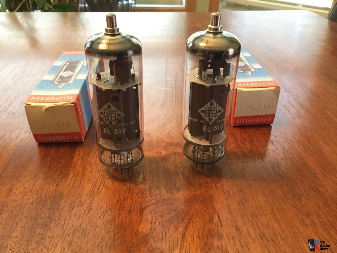 Telefunken & Valvo EL519 NOS tubes in original boxes (RARE!) EAR 869 ...