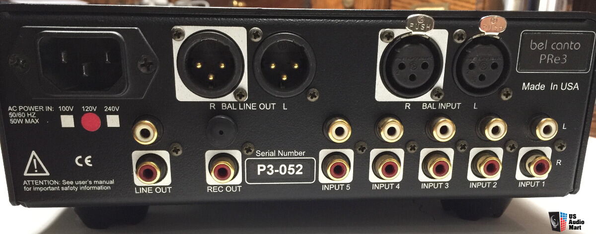 Bel Canto Pre3 Balanced PreAmp For Sale - US Audio Mart