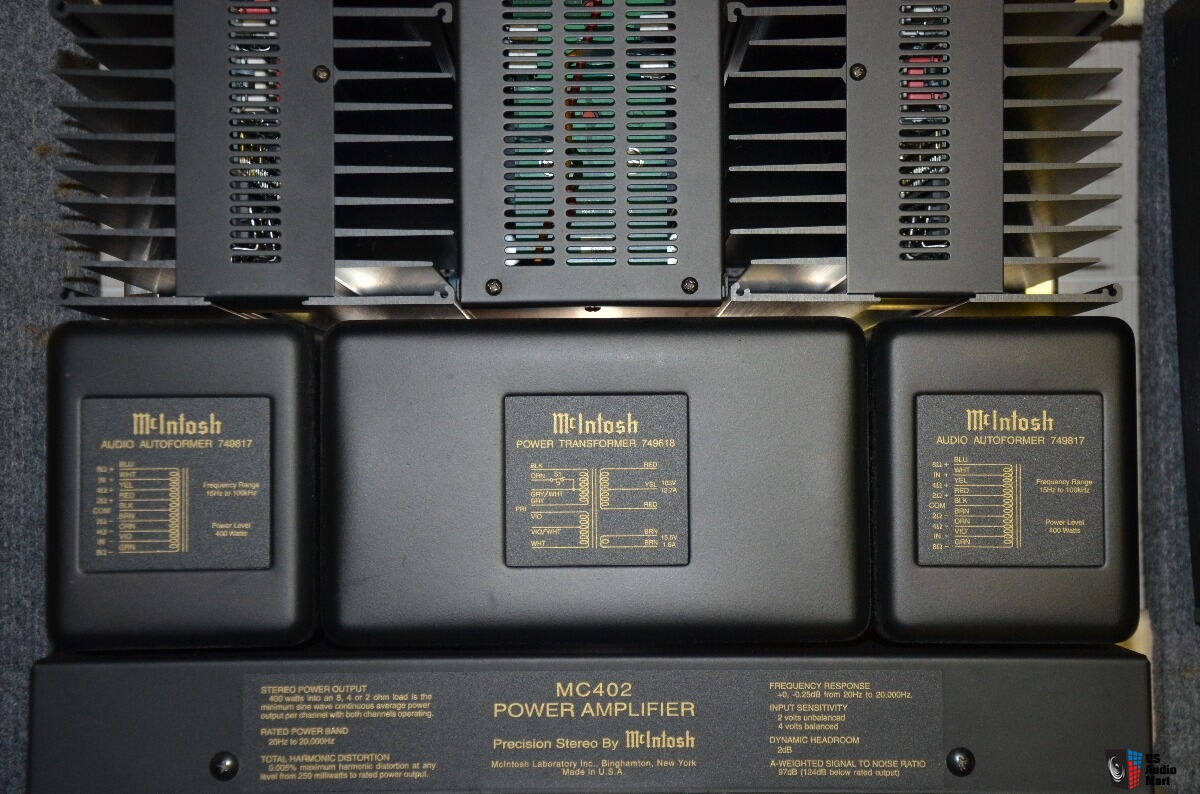 McIntosh MC402 Power Amplifier MC 402 Photo #1366054 - US Audio Mart