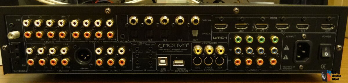 Emotiva Preamp processor 7.1 HDMI UMC-1 with Remote Control Photo ...