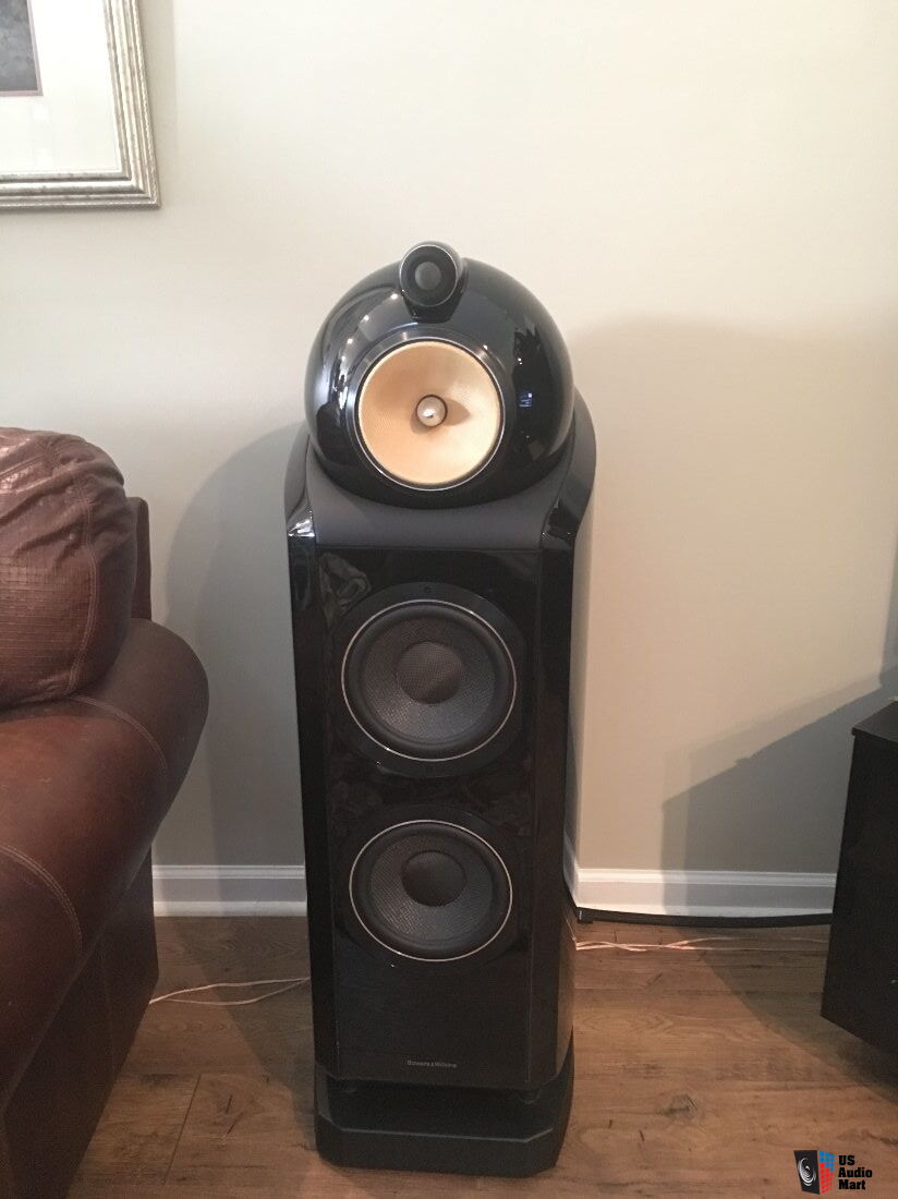 B&W 802D Diamond Version II Speakers - Piano Gloss Black - Like New ...
