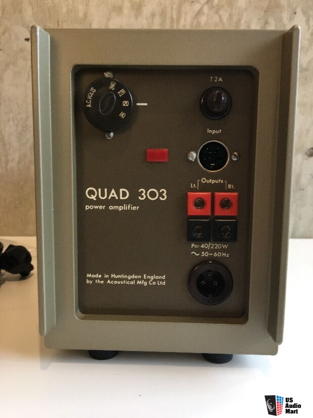QUAD 303 amplifier: recent upgrade and accessories Photo #1384210 - US ...