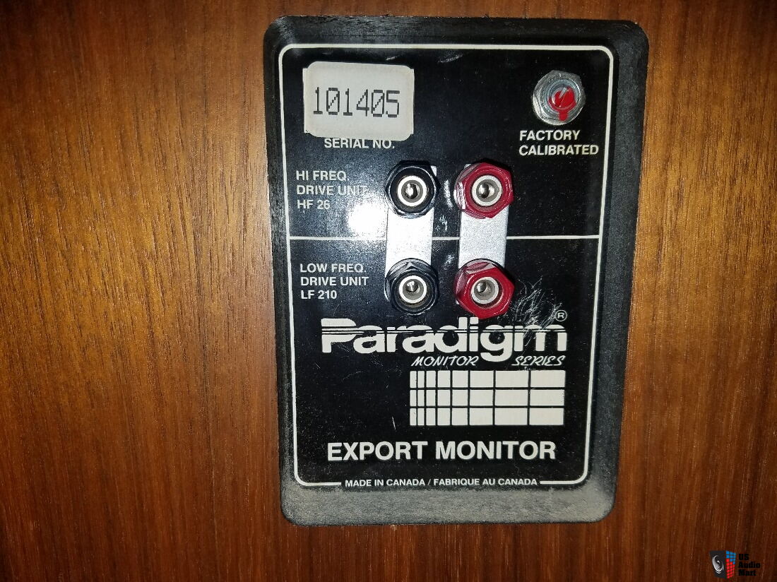Paradigm Export Monitor Speakers Photo #1385193 - US Audio Mart