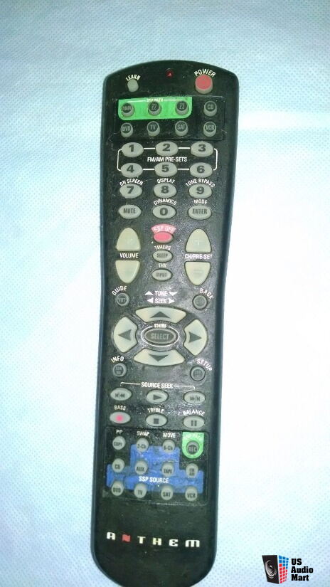Anthem AVM 30 Remote For Sale - US Audio Mart