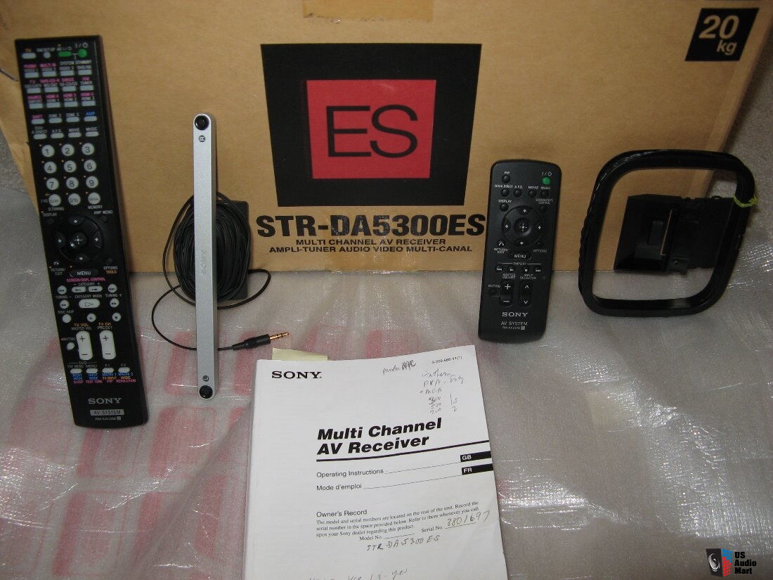 SECOND PRICE REDUCTION - SONY ES (Elevated Series) 120 WPC 7.1 Receiver ...