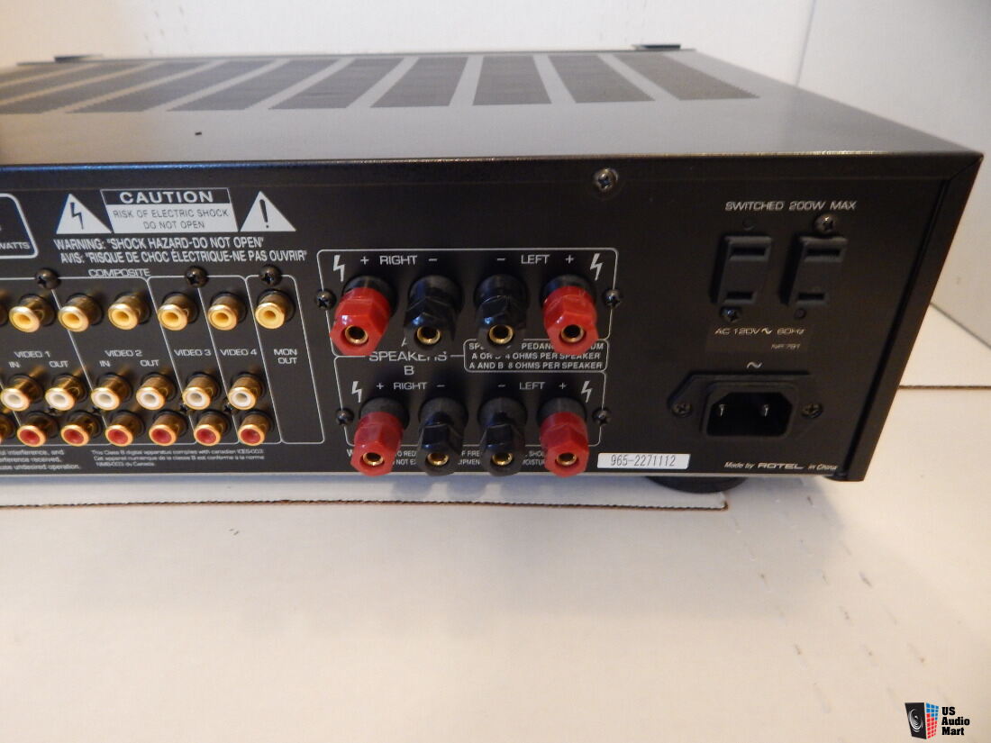 Rotel RX-1050 Receiver with Phono 2 Channel Analog Excellent Condition ...