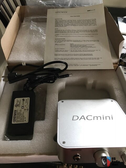 CEntrance DACmini CX Silver Headphone Amp in VG to Excellent Condition ...