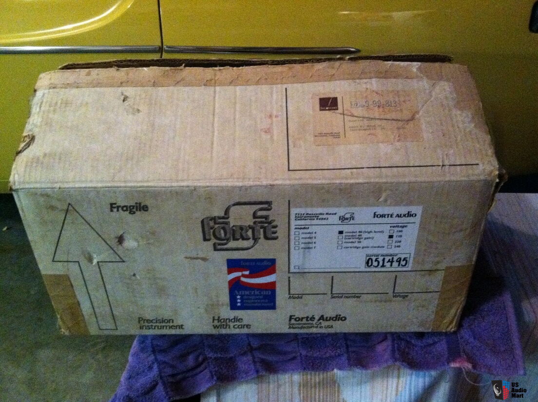 Forte Model 40 Preamplifier - Audiophile grade, excellent with original ...