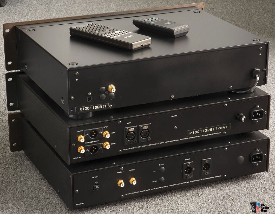 MELOS AUDIO CDT Bit CD Transport, One Bit DAC, and CDT-II Tube Line ...