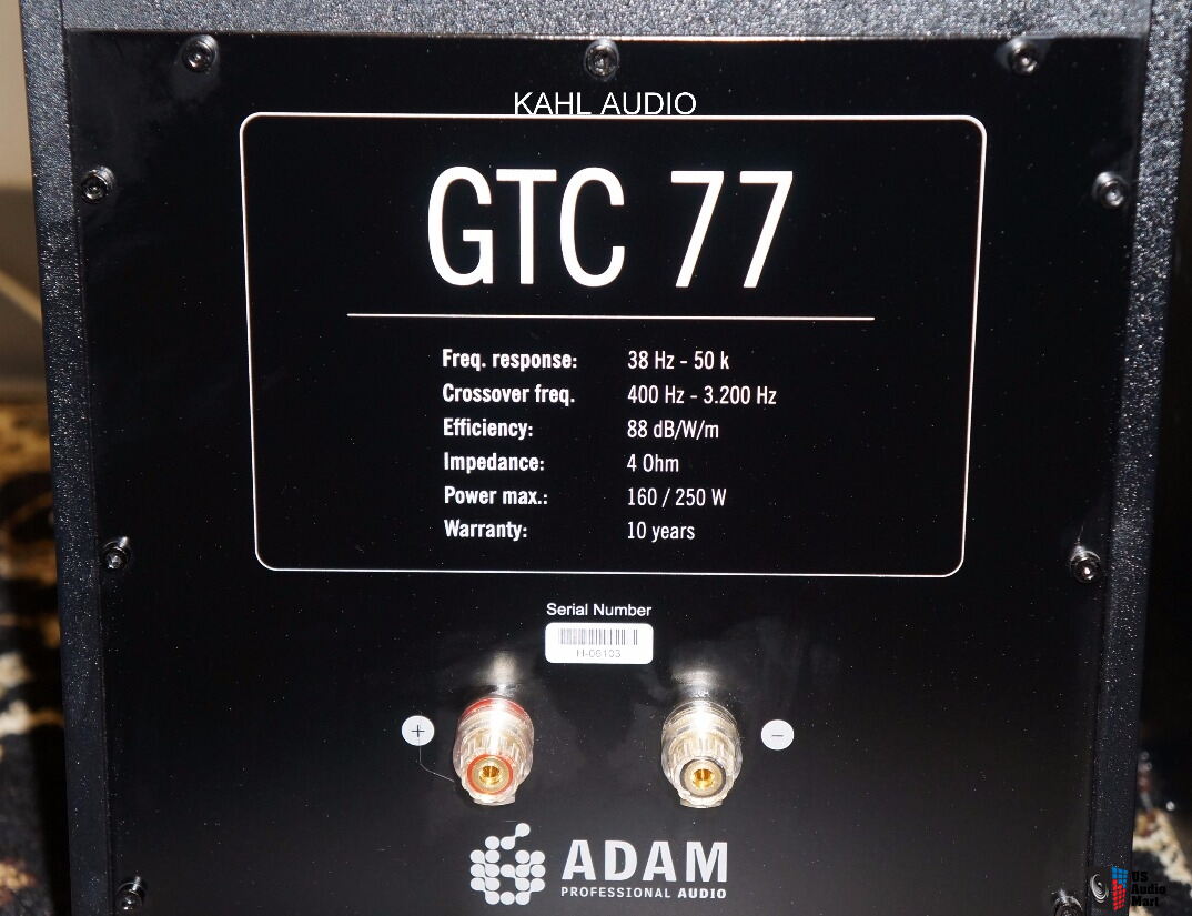 Adam Audio GTC-77 speakers. German high end speakers. DEMO. $2,500 MSRP ...