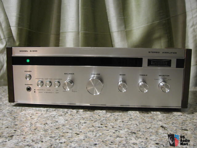 A Rare Little GEM! The Vintage Superscope A-245 Integrated Amplifier ...