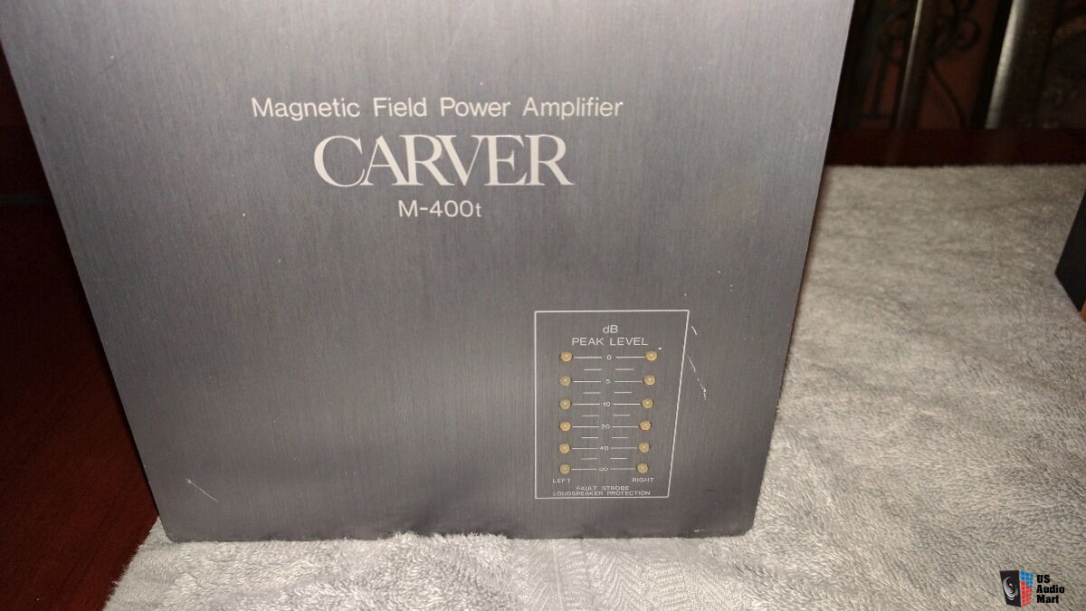 Reduced Price -- Carver M-400t 200wpc Cube Power Amplifier Photo ...