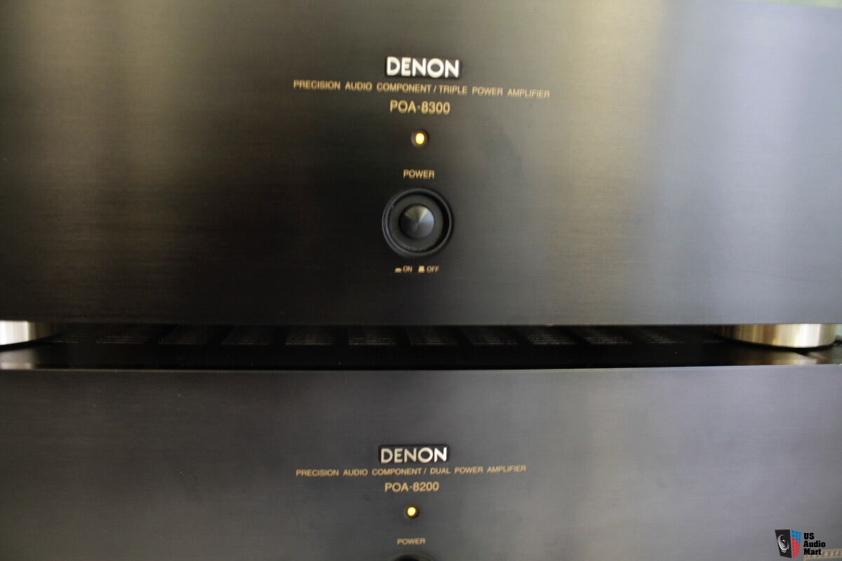 Denon POA 8200,POA 8300 power amplifiers Photo #1418935 - US Audio Mart