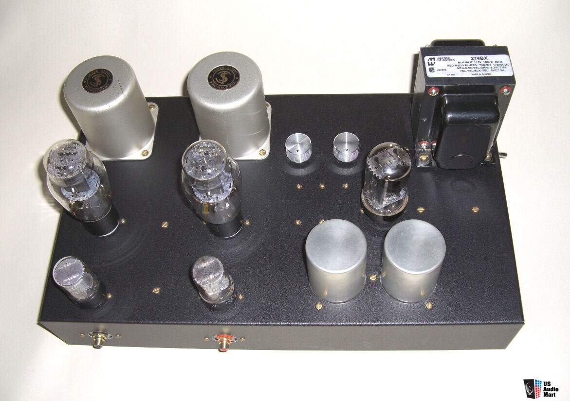 2A3 6SN7 Single Ended SE stereo Custom tube amp w/ JAMES OPT OIL RUN ...