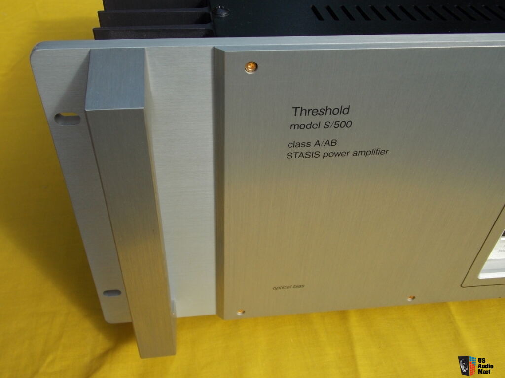 s500 Threshold STEREO POWER Amplifier S/500, 250 WPC, with Optical Bias ...
