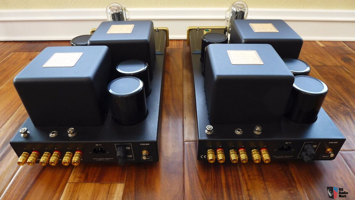 Cary CAD 805C Single Ended Triode Monoblocks with NEW TUBES Photo ...