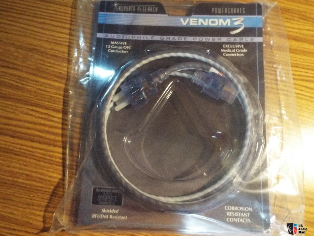 Shunyata Research Venom 3 power cable - 1.5m Photo #1437027 - US Audio Mart
