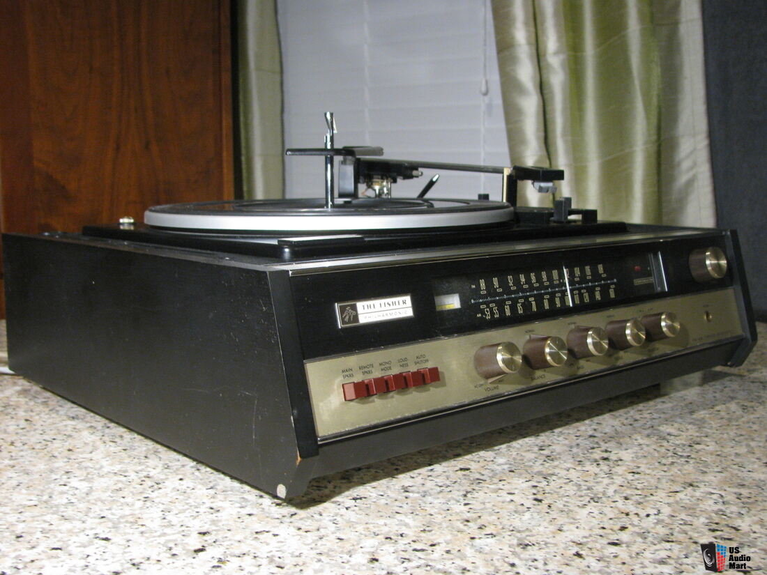 Vintage Fisher 30 Philharmonic FM/AM Stereo w/BSR Synchro Turntable ...