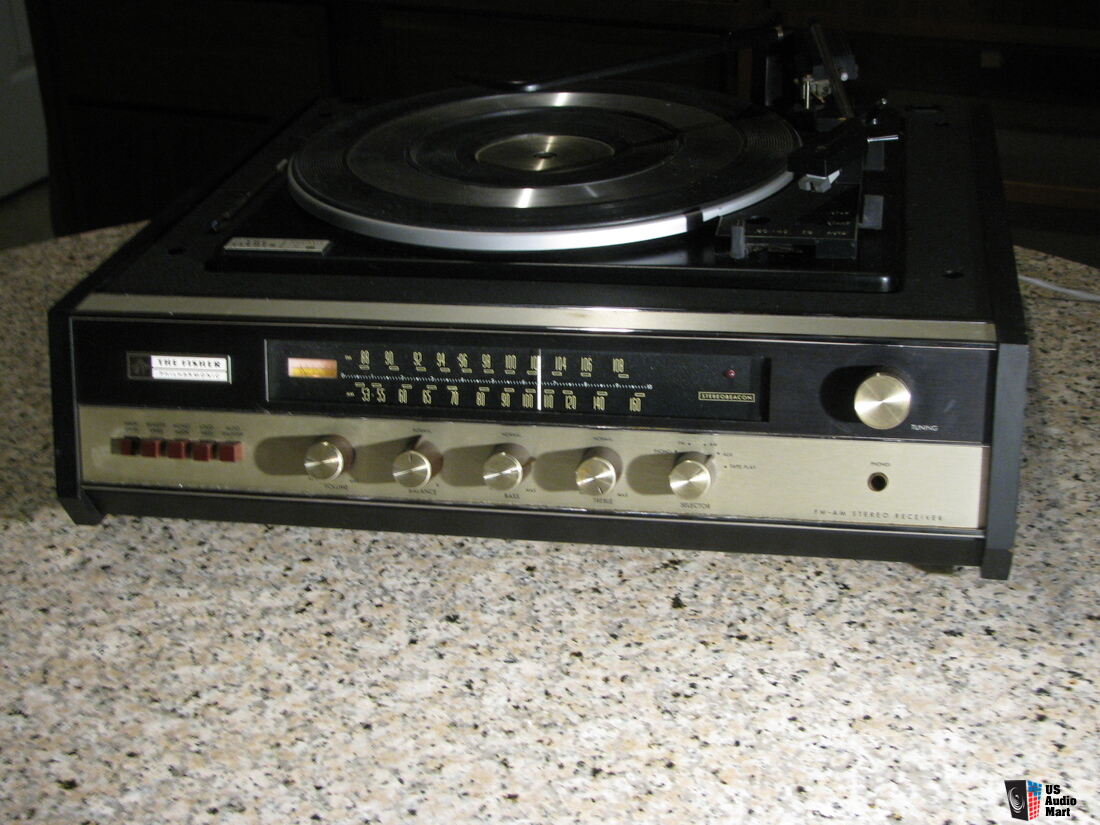 Vintage Fisher 30 Philharmonic FM/AM Stereo w/BSR Synchro Turntable ...