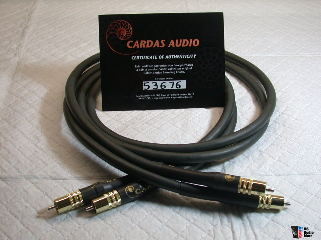 Cardas Golden Reference Interconnects, 1M, RCA - NEW Cardas ...