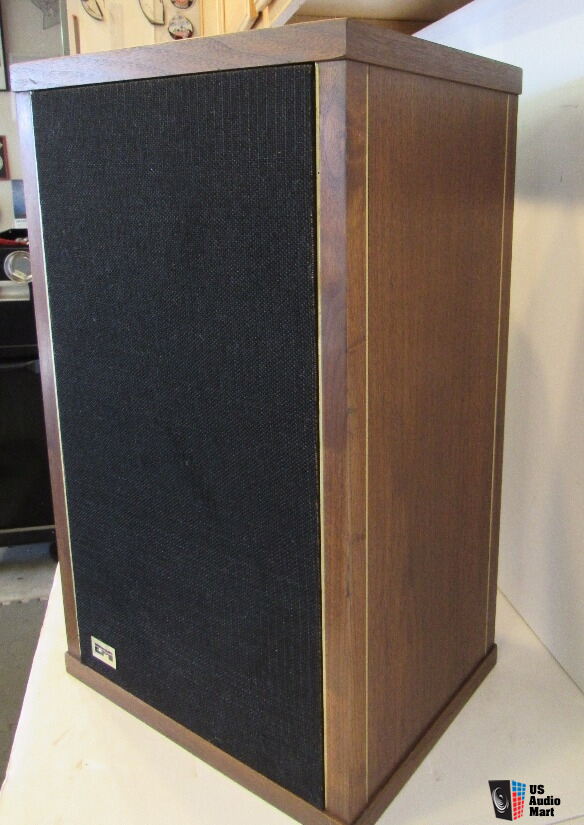 EPI Epicure M150 Walnut 2 way - 8" Speakers with Brass Inlays Restored ...