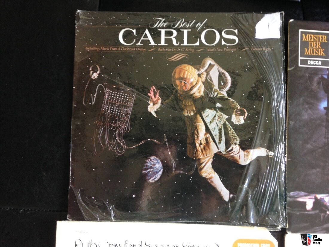 4 Vinyl Record Lot- Walter/Wendy Carlos Moog, Solti Wagner, Nonesuch ...