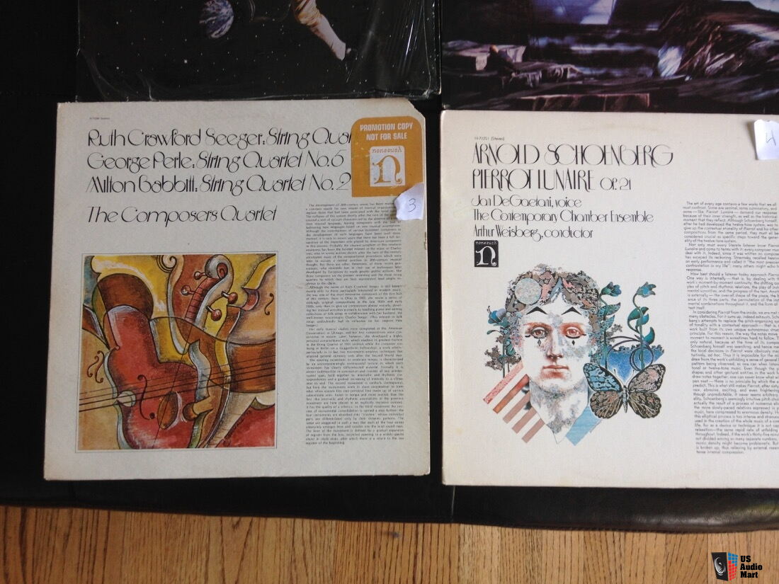 4 Vinyl Record Lot- Walter/Wendy Carlos Moog, Solti Wagner, Nonesuch ...