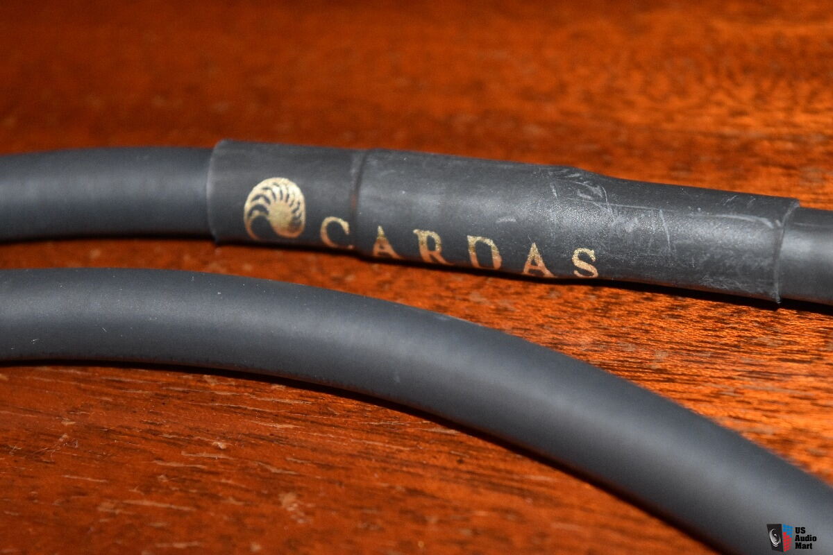 Cardas Golden Reference 1.5 meter stereo phono cable DIN to RCAs Nice ...