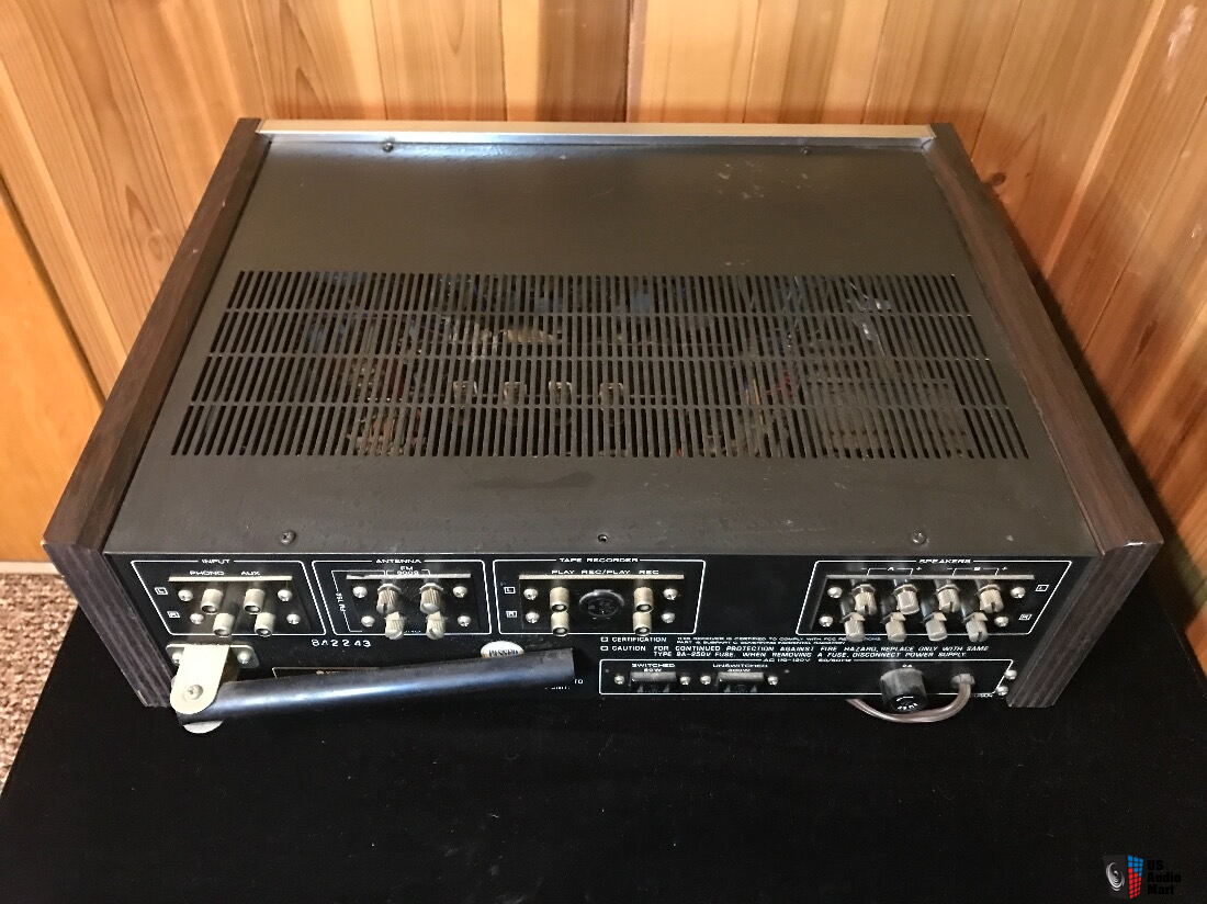 1970 Kenwood KR-2300 Stereo Receiver Silver Face vintage AM/FM upgraded ...