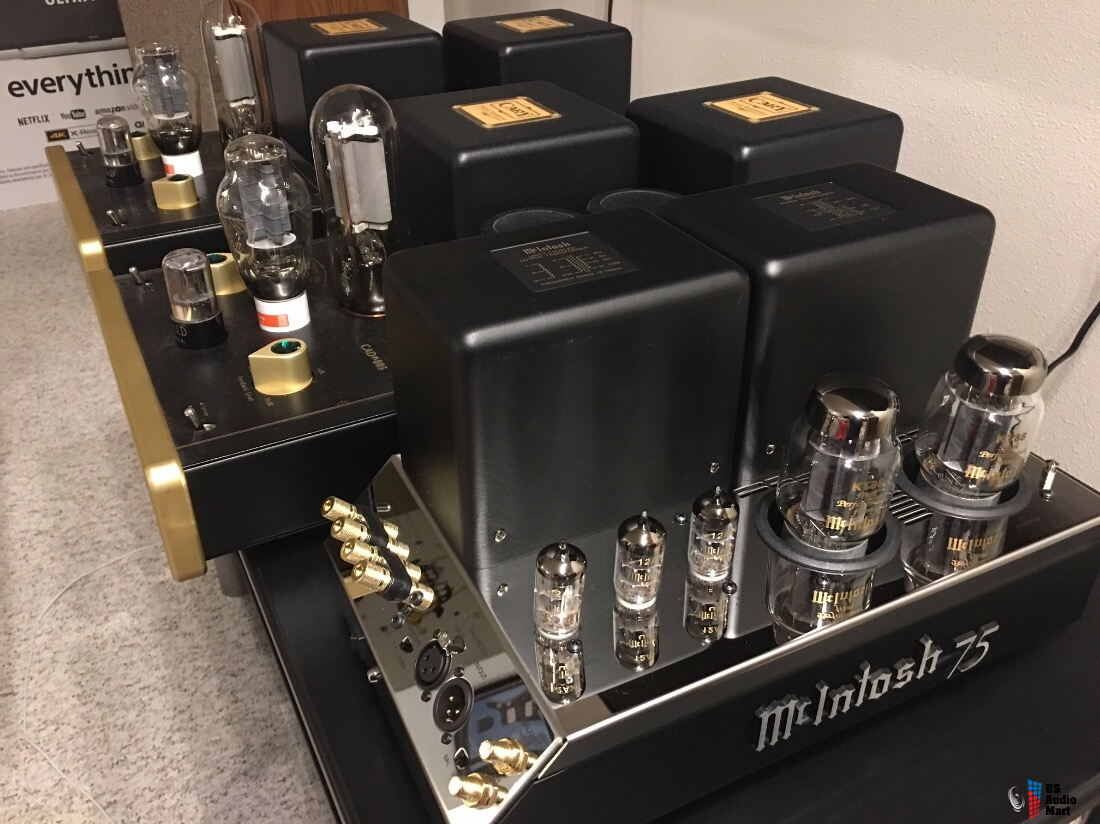 McIntosh MC75 MKII 75 Watt tube mono block consecutive S Photo #1469861 ...