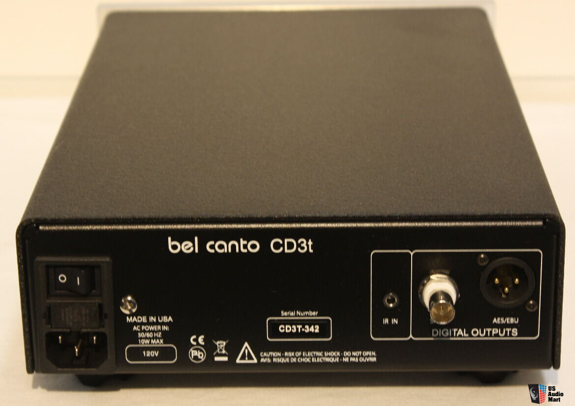 Bel Canto CD3t CD Transport with Silver front Photo #1472212 - Canuck ...