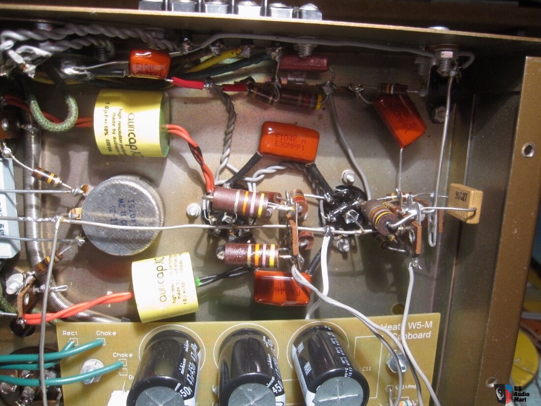 Pair Heathkit W5M Tube Amps w/ Peerless 16458, Genalex KT66, Sheldon ...