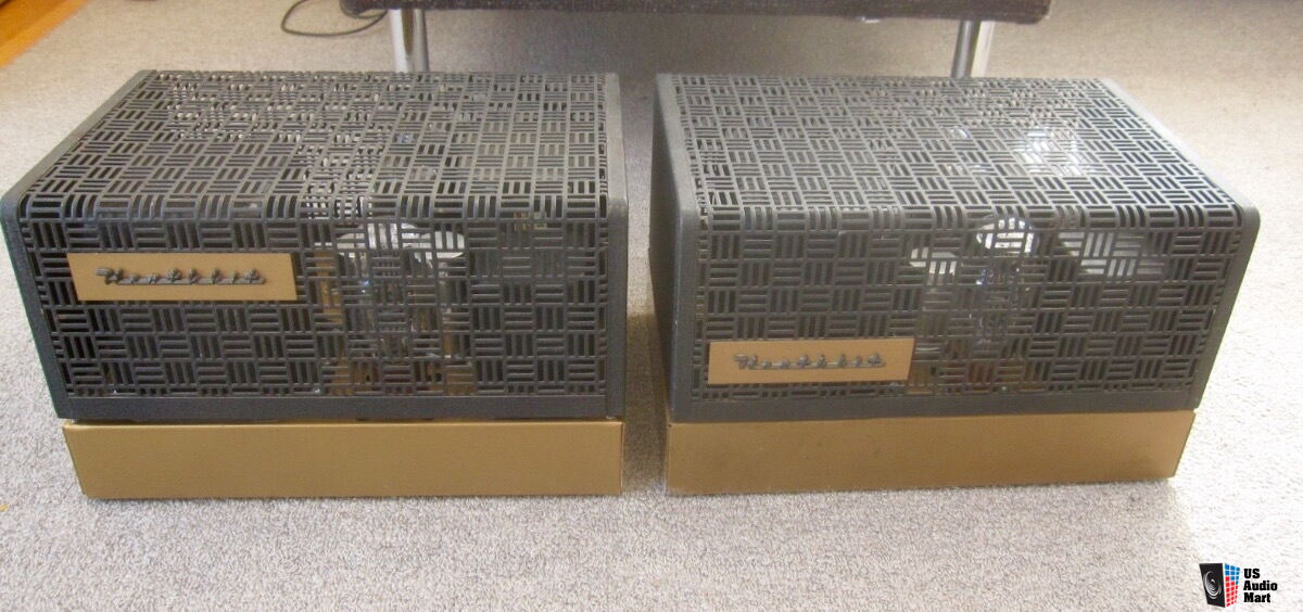 Pair Heathkit W5M Tube Amps w/ Peerless 16458, Genalex KT66, Sheldon ...