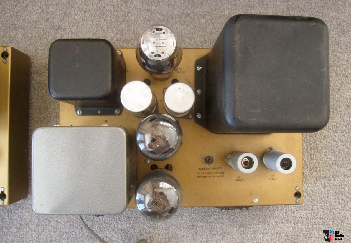 Pair Heathkit W5M Tube Amps w/ Peerless 16458, Genalex KT66, Sheldon ...