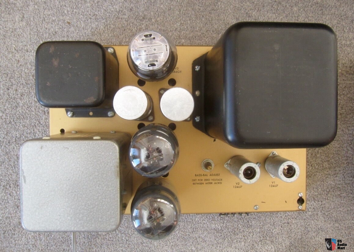Pair Heathkit W5M Tube Amps w/ Peerless 16458, Genalex KT66, Sheldon ...